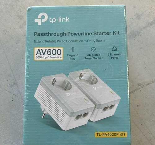 Сетевой адаптер Powerline Tp-link TL-PA4020pkit Fa