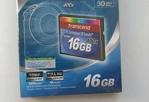 Карта Transcend Compact Flash 16 gb