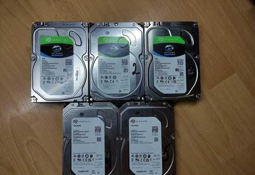 Жесткие диски 4tb (5 штук) цена за все