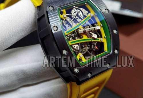 Яркие Мужские часы Richard Mille жёлтые