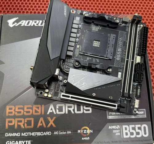 Материнская плата gigabyte B550I aorus PRO AX