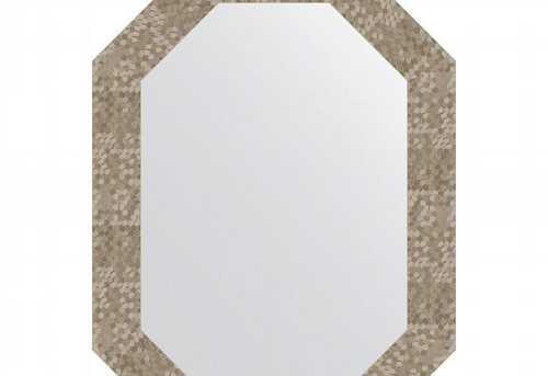 Зеркало Evoform Octagon BY 7101 52x72 соты титан