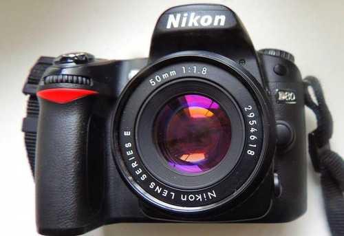 Nikon D80(нюанс) с объективом Nikon 50/1,8