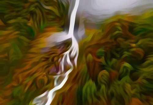 Картина Игуасу *самый большой водопад в Бразилии*