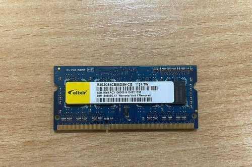 Опер. память Elixir SO-DlMM DDR3 2Gb 1333MHz