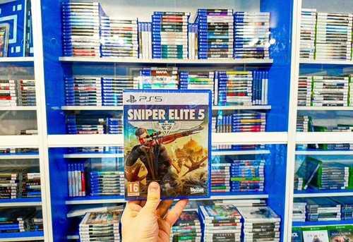 Sniper elite 5 ps5 новый (обмен дисков)