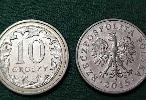 Монеты Польши и Украины