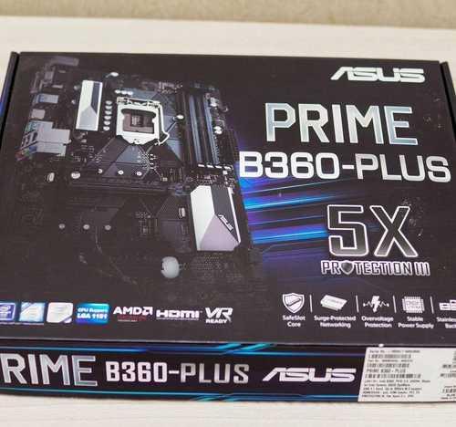 Связка Asus Prime B360-Plus Core i5-9400