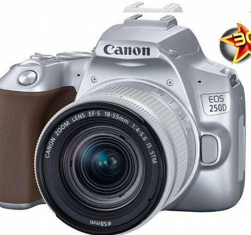 Фотоаппарат Canon EOS 250D Kit 18-55mm f/4-5.6 IS Новый