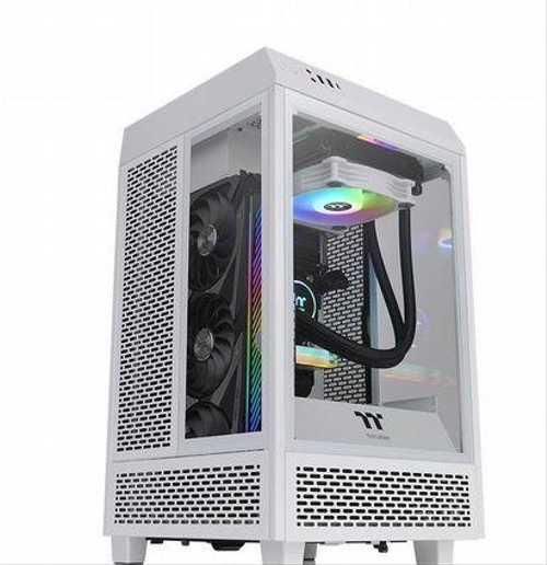 Корпус Thermaltake The Tower 100 белый без бп