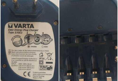 Зарядное устройство Vartа для аккумуляторов AA/AAA