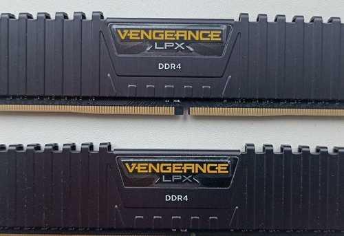 DDR4 Corsair Vengeance LPX CMK16GX4M2B3200C16 16гб
