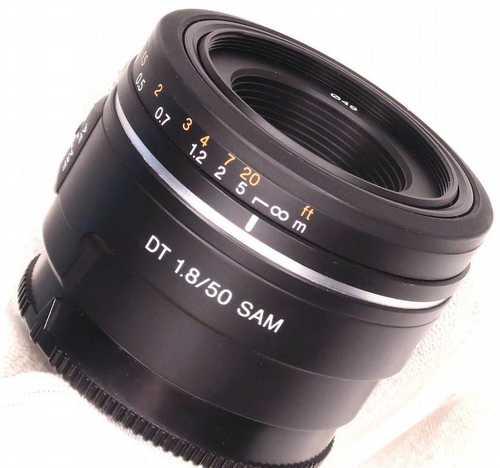 Объектив Sony DT 50mm f1.8 SAM (для Sony A)