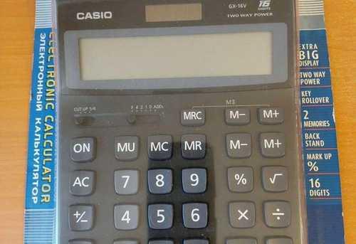 Калькулятор casio GX-16V-s