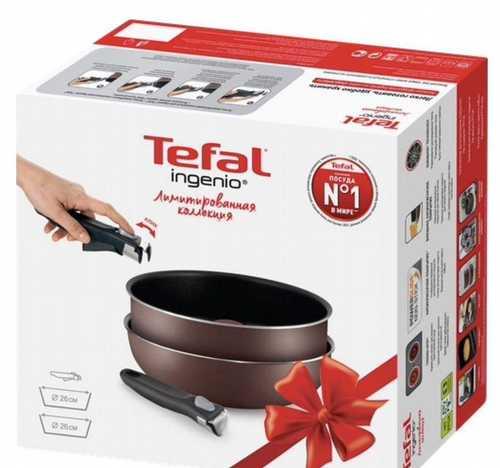 Набор сковородок Tefal со съемной ручкой