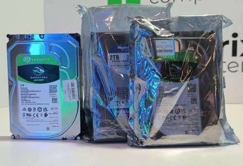 Жесткие диски HDD 2Tb новые и used