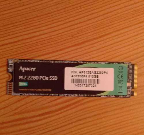 Ssd диск m2 apacer 512gb