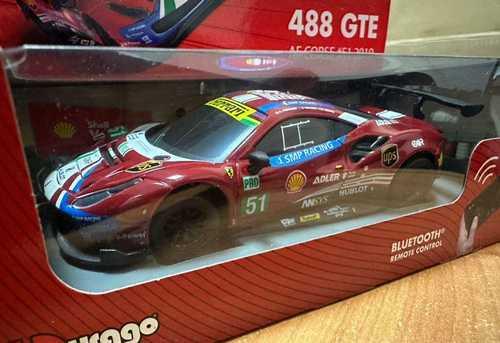 Модель Ferrari 488 GTE Shell V-Power 1:43 bt