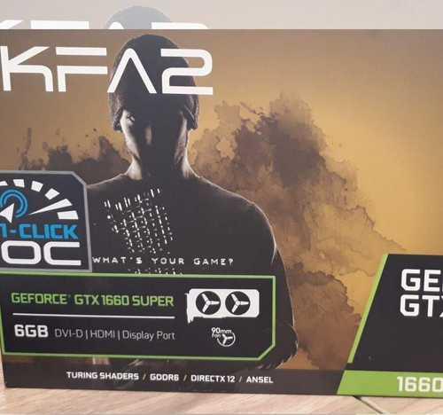 Видеокарта PCI-E KFA2 GEForce GTX 1660 super