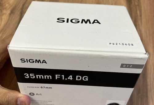 Обьектив Sigma AF 35mm