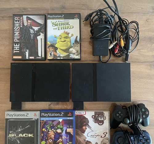 Sony PS2 Slim Две штуки