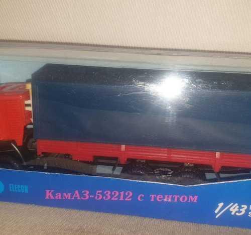 Камаз-53212 с тентом модель элекон