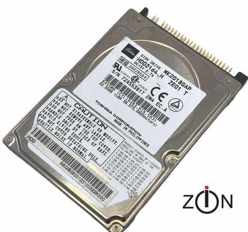 Жесткий диск 2.5 20 Gb toshiba MK2018GAP (#628)