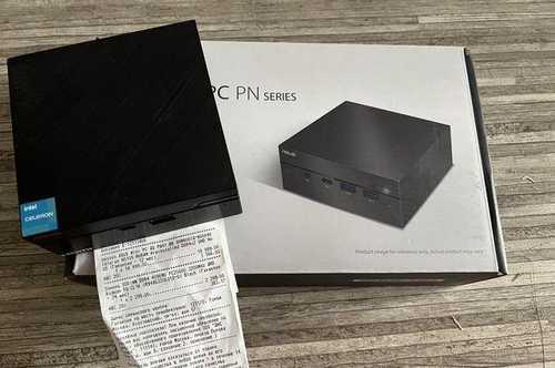 Asus Mini PC AS PN41-BBC084MC + память и диск