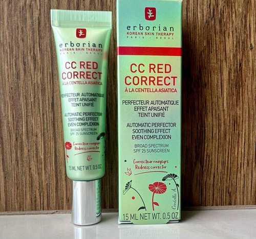 Erborian CC Red Correct SPF 25 крем 15 мл