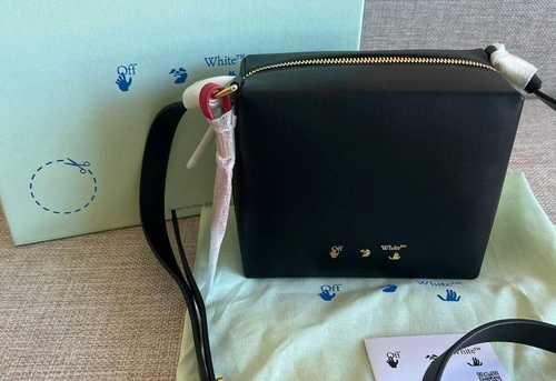 Женская сумка Off-White Nailed Camera Bag Black