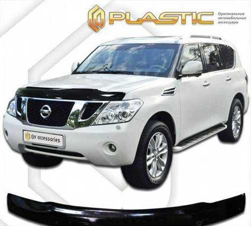 Дефлектор капота (exclusive) Nissan Patrol 2011–н