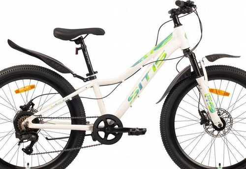 Велосипед sitis luna 24" HD (2023) White-Green Vor