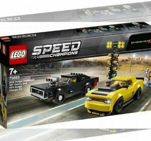 Lego Speed Champions 75893 Dodge Demon и R/T 1970