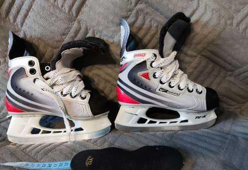 Коньки bauer pro 31-32 размер