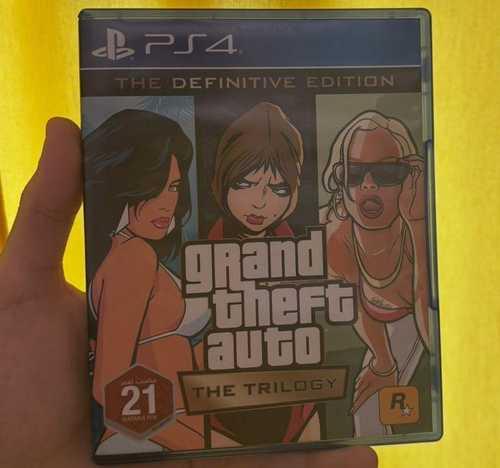 Gta trilogy ps4 диск