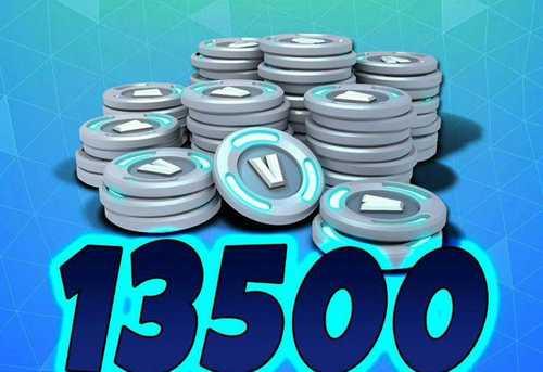 Fortnite 13500 вбаксов v-bucks за 15 минут