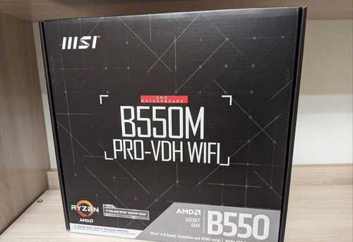 Материнская плата MSI B550m pro vdh wifi