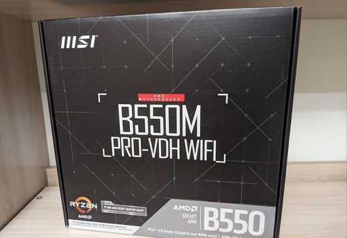 Материнская плата MSI B550m pro vdh wifi