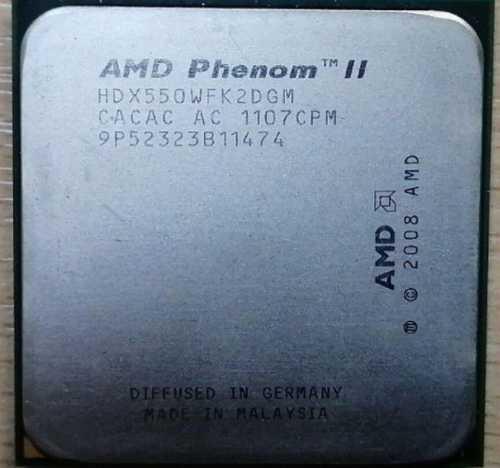 Процессор sAM3 AMD Phenom II x2 550