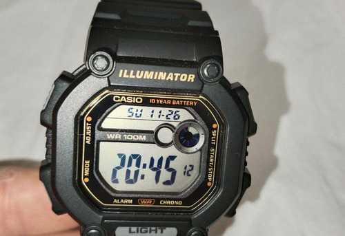 Часы Casio illuminator w-737h