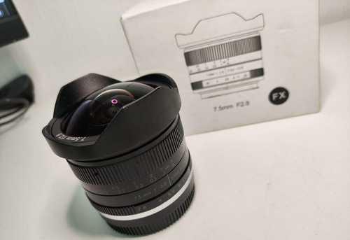 Объектив 7Artisans 7.5mm F2.8 II Fisheye Z-mount