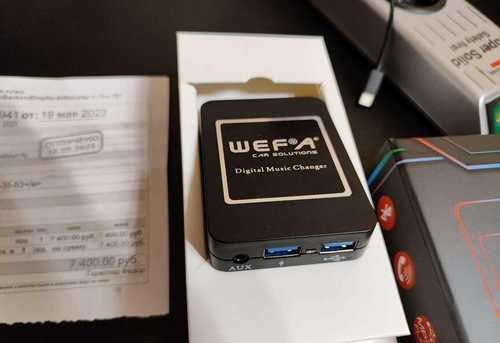 Адаптер Mitsubishi WeFa WF-606 Bluetooth/AUX/USB