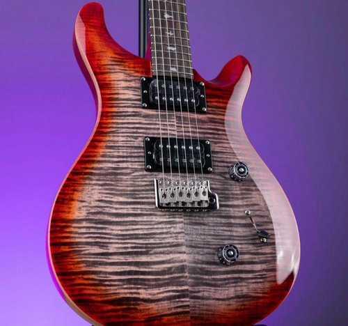 PRS SE Custom 24 Charcoal Cherry Burst 2025