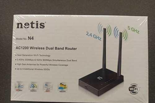 Wi-Fi роутер Netis N4, AC1200