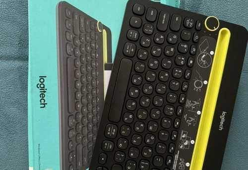 Беспроводная клавиатура Logitech K480 Yellow/Black