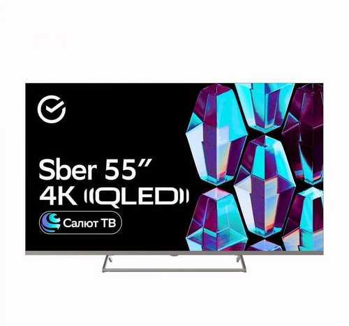 Телевизор Sber qled 4K UHD 55 SDX-55UQ5231