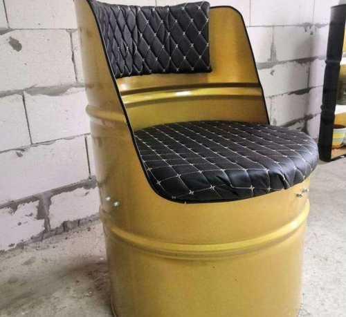 Кресло из бочки