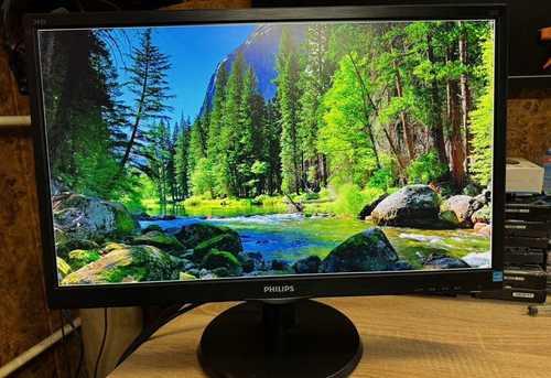 Офисный LED монитор 24" Philips 243v5 fhd+hdmi