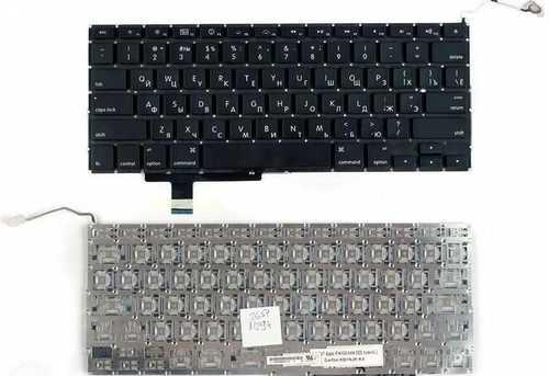 Клавиатура для Macbook A1297 черная, плоский Enter