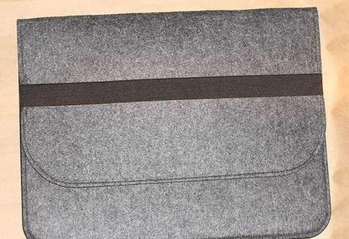 Сумка-чехол для ноутбука/макбук macbook 15,6 фетр